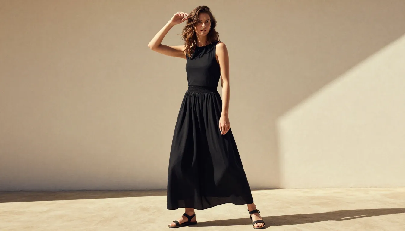 Black Maxi Skirt Outfits: The Style Guide for Every Season, Body Type ...